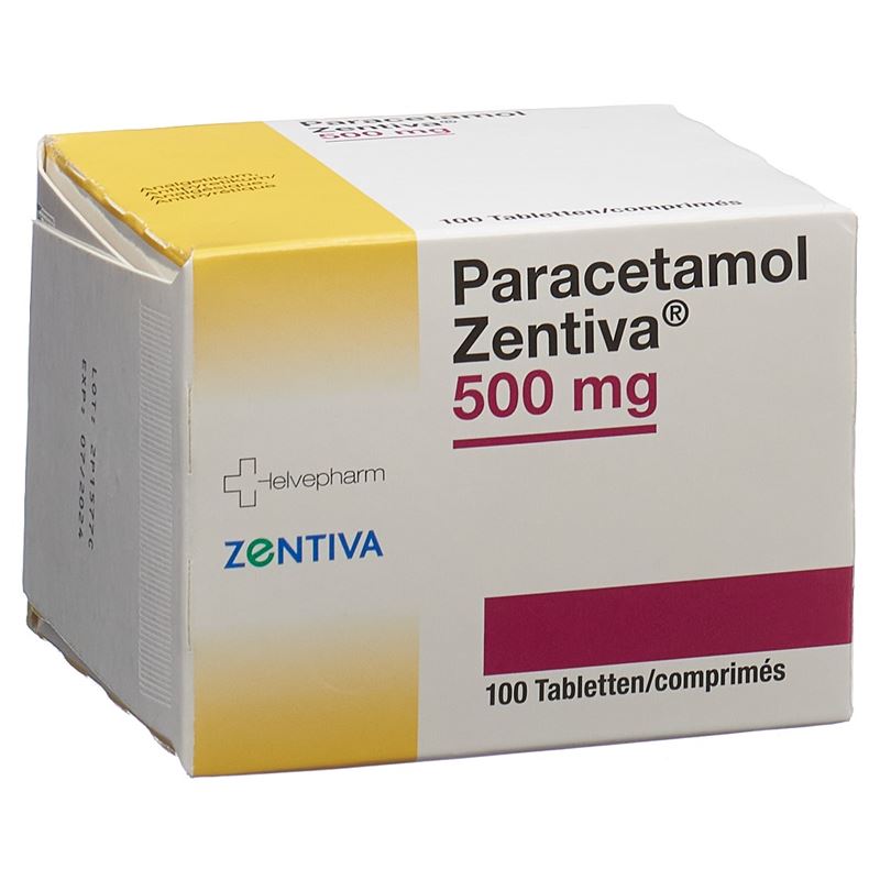 PARACETAMOL Zentiva Tabl 500 mg 100 Stk – Hausarzt Shopping