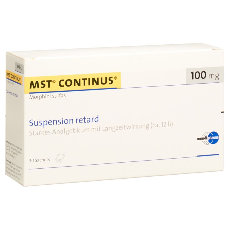 MST CONTINUS Ret Susp 100 mg Btl 30 Stk – Hausarzt Shopping