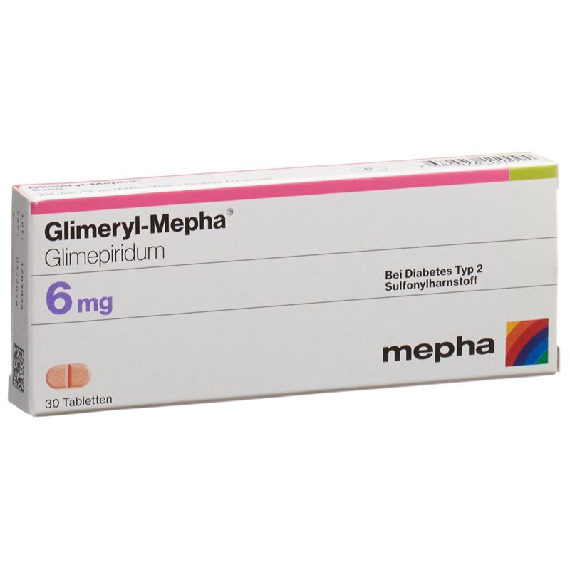 GLIMERYL Mepha Tabl 6 mg 30 Stk – Hausarzt Shopping