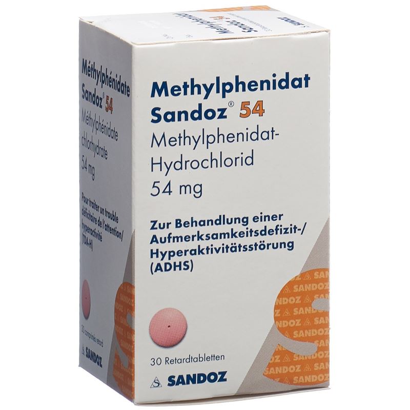 METHYLPHENIDAT Sandoz Ret Tabl 54 mg 30 Stk – Hausarzt Shopping